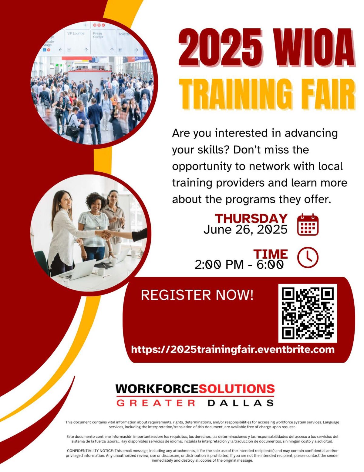 WIOA Training Fair - Workforce Solutions Greater Dallas