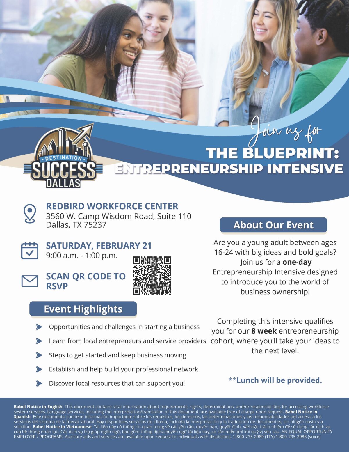 Entrepreneurship Workshop - Workforce Solutions Greater Dallas