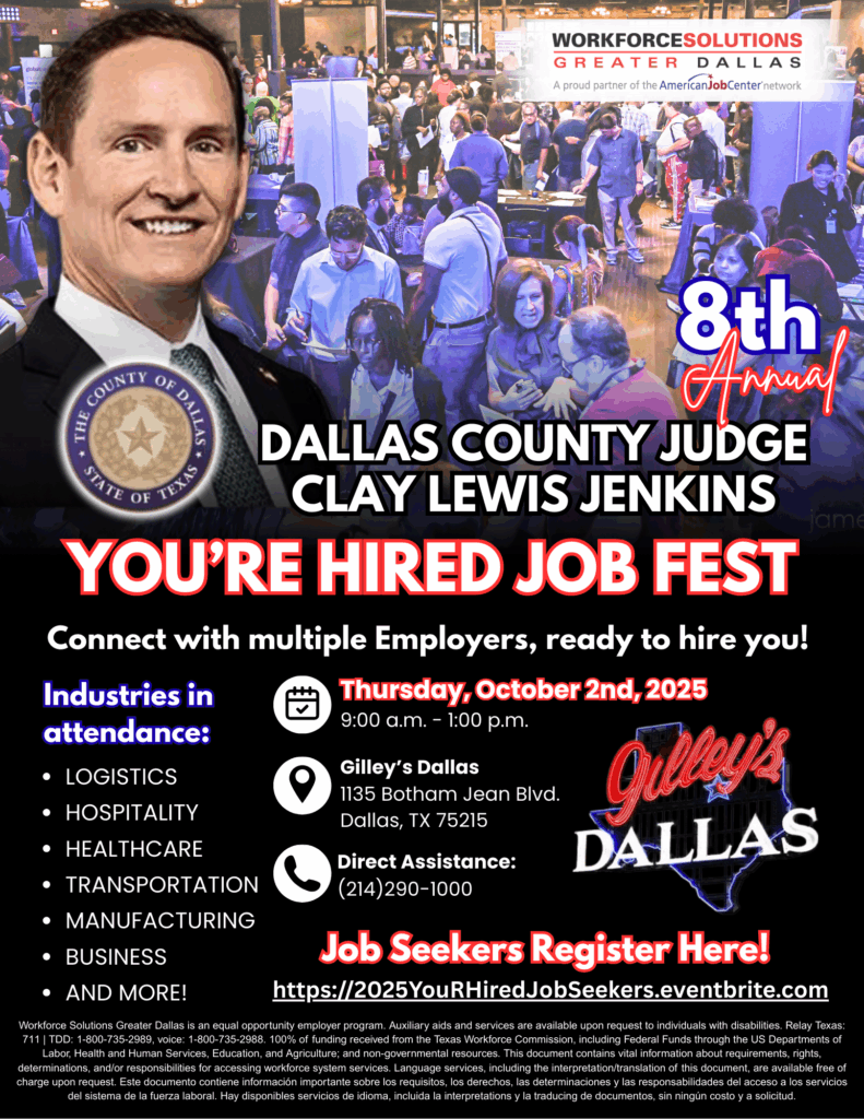 Events for October 2025 › Job Fairs › – Workforce Solutions Greater Dallas
