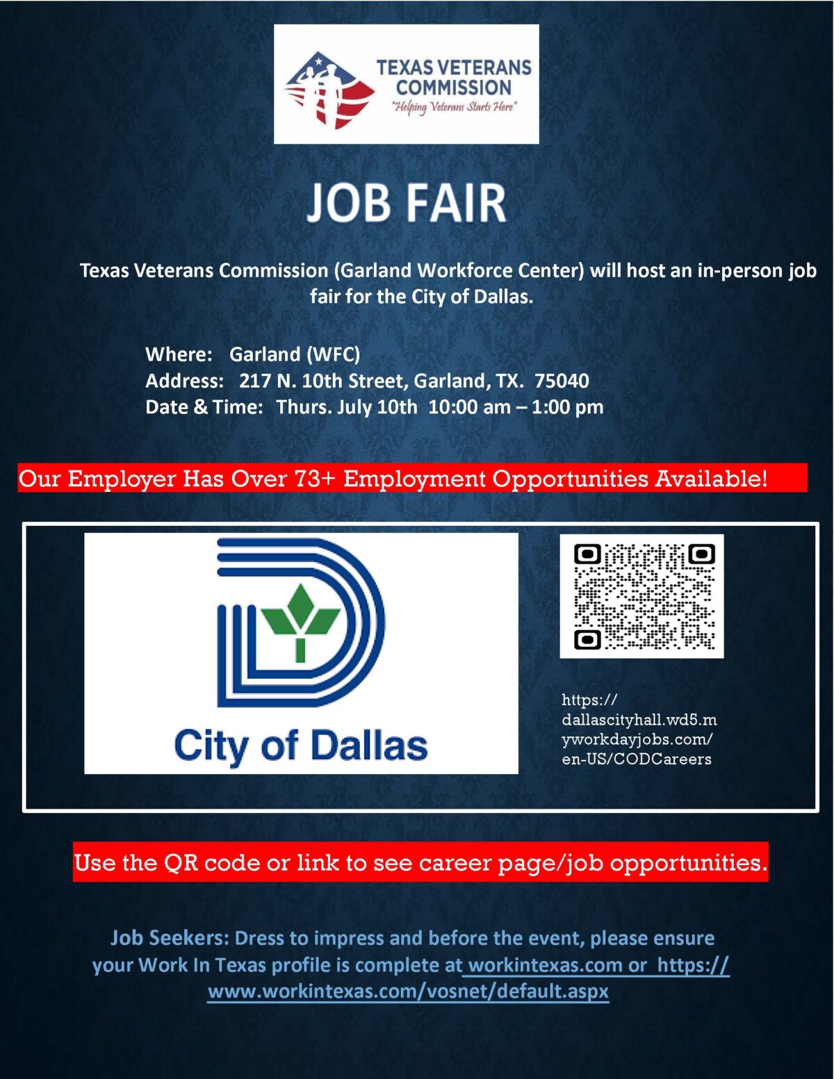 Events for July 2025 › Job Fairs › – Workforce Solutions Greater Dallas